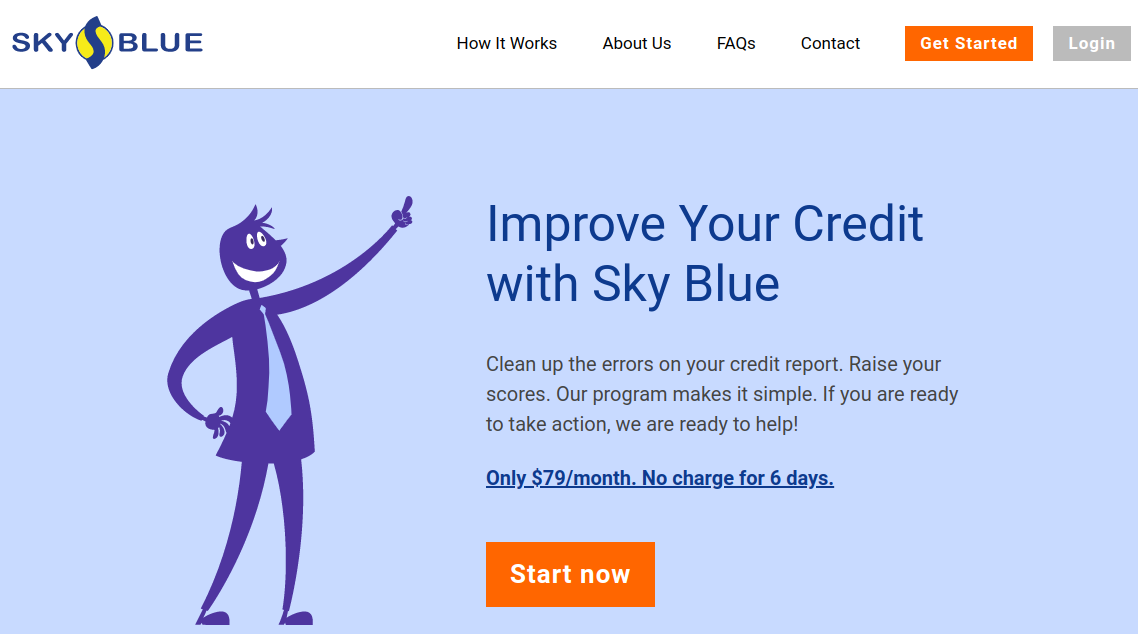 Sky Blue Credit Repair Review (2022): Fees/Service/Results Analyzed